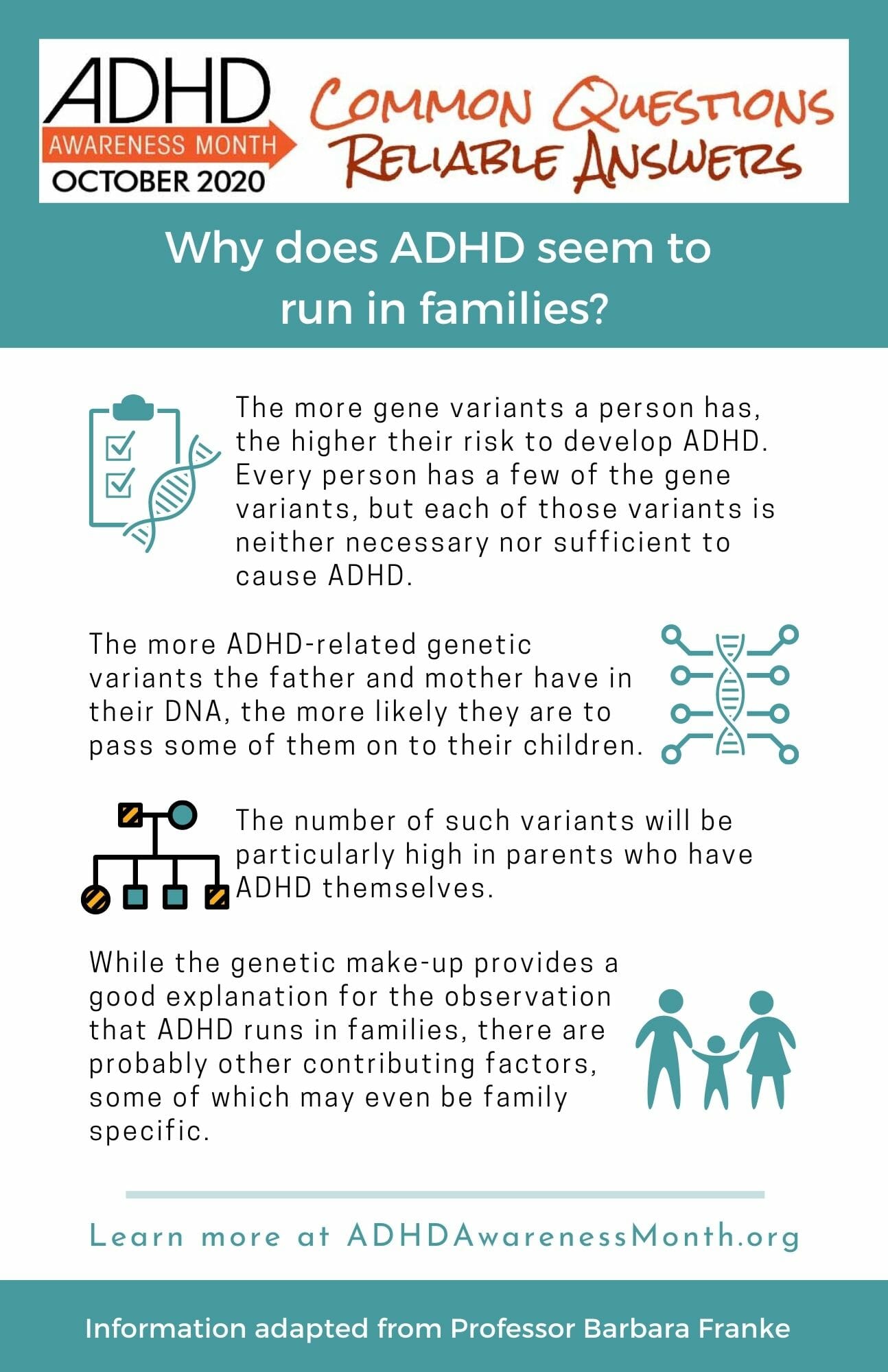 Why Does ADHD Seem To Run In Families ADHDAwarenessMonth 2023