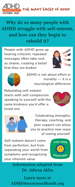 Why do so many people with ADHD struggle with self-esteem, and how can ...